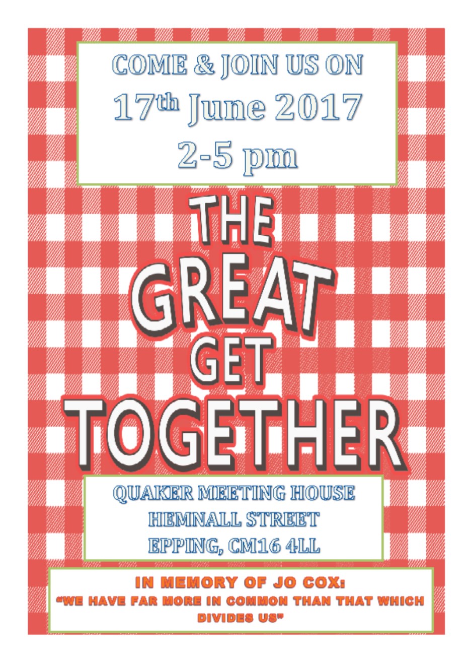 Come meet your neighbours on Saturday 17 June as part of the Great Get ...